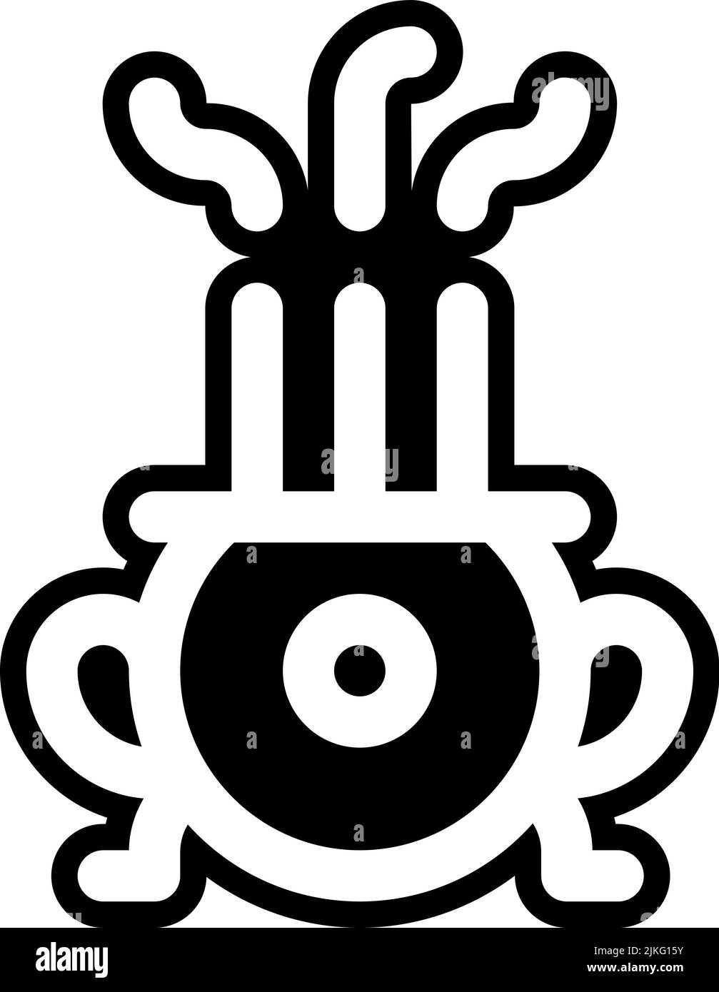 incense icon black vector illustration Stock Vector Image & Art - Alamy