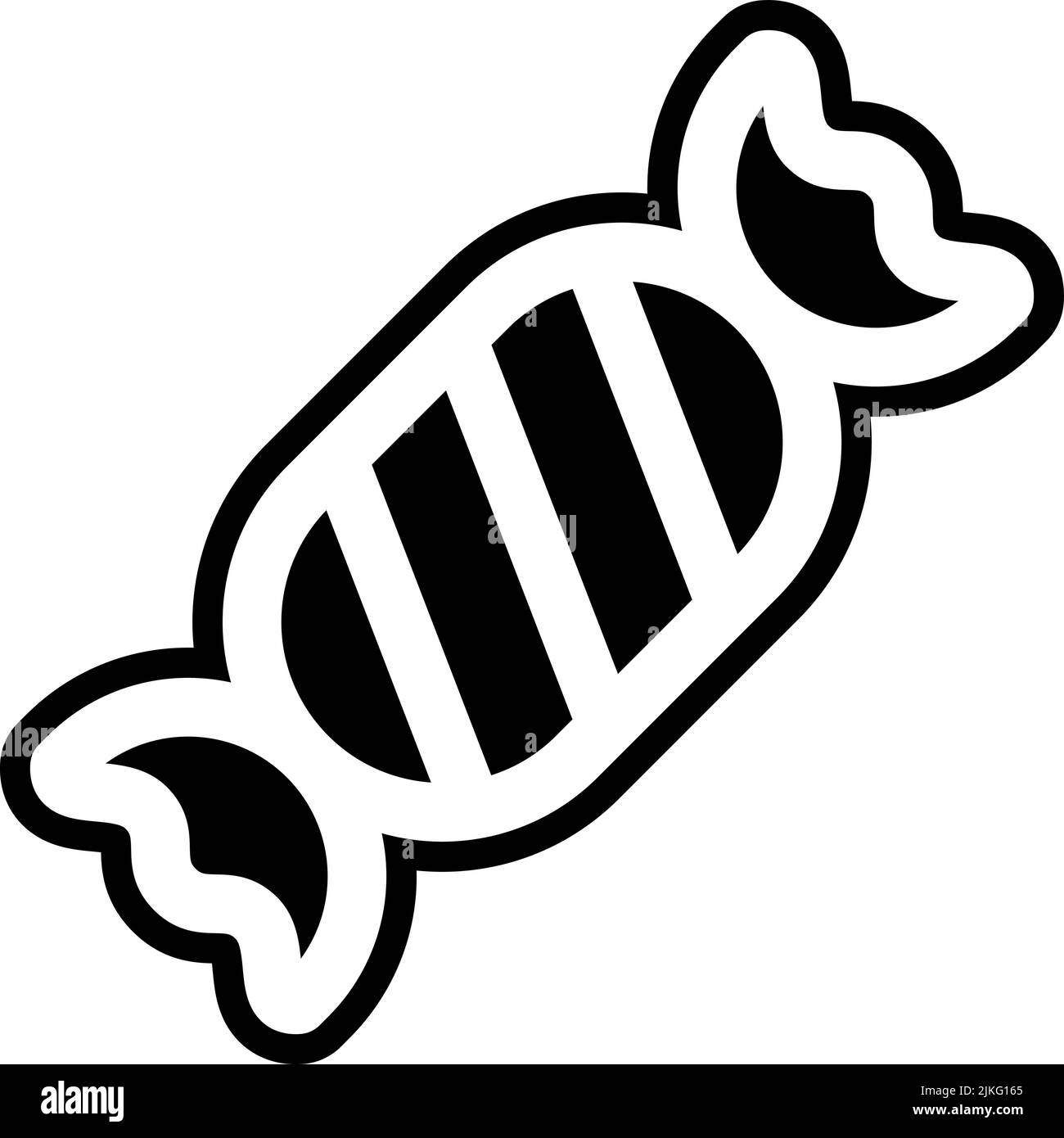 candy icon black vector illustration Stock Vector Image & Art - Alamy