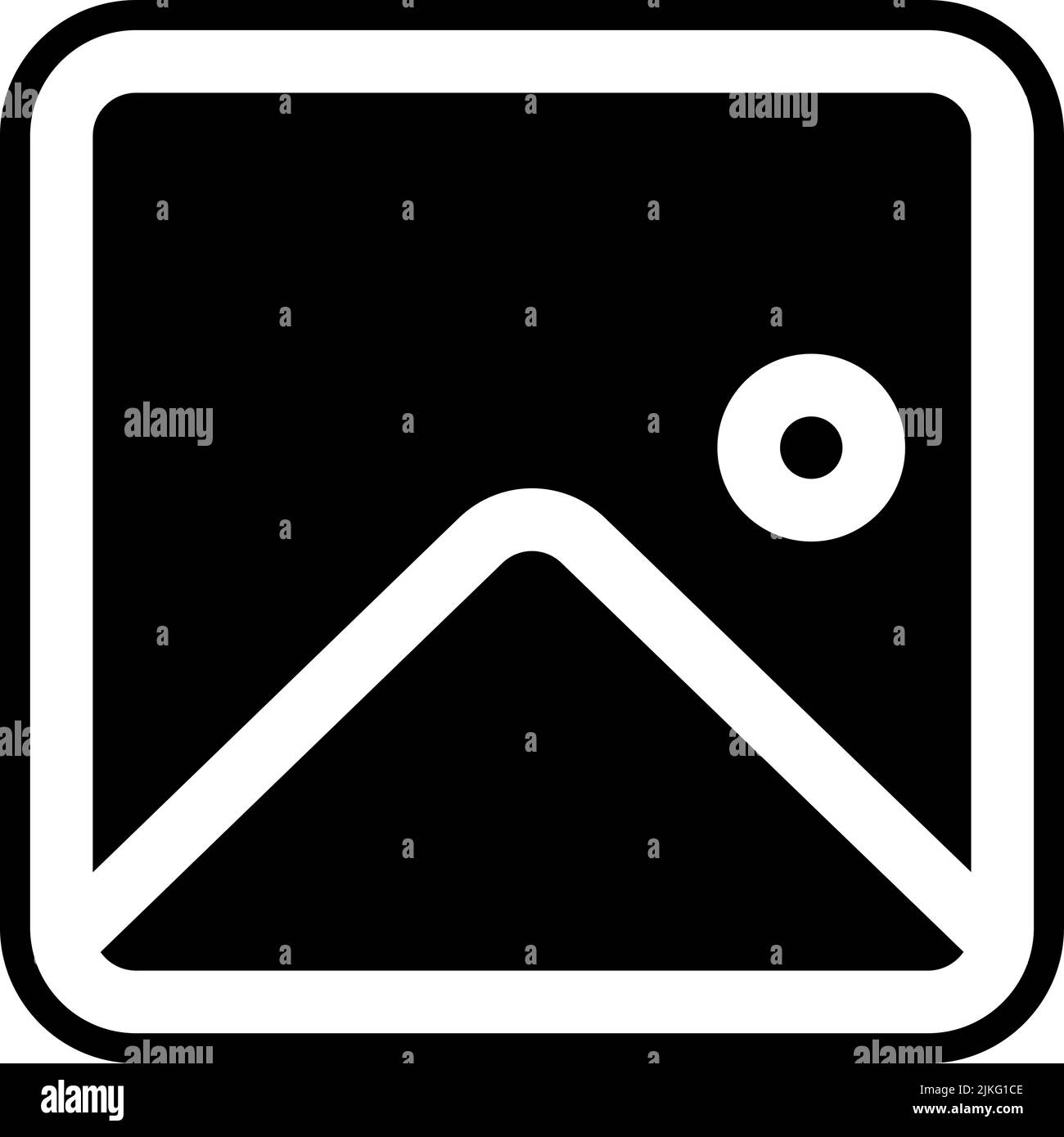 gallery icon black vector illustration Stock Vector Image & Art - Alamy