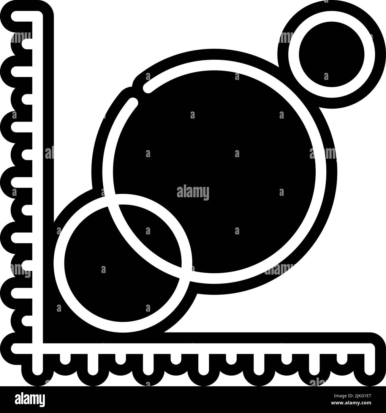 chart icon black vector illustration Stock Vector Image & Art - Alamy