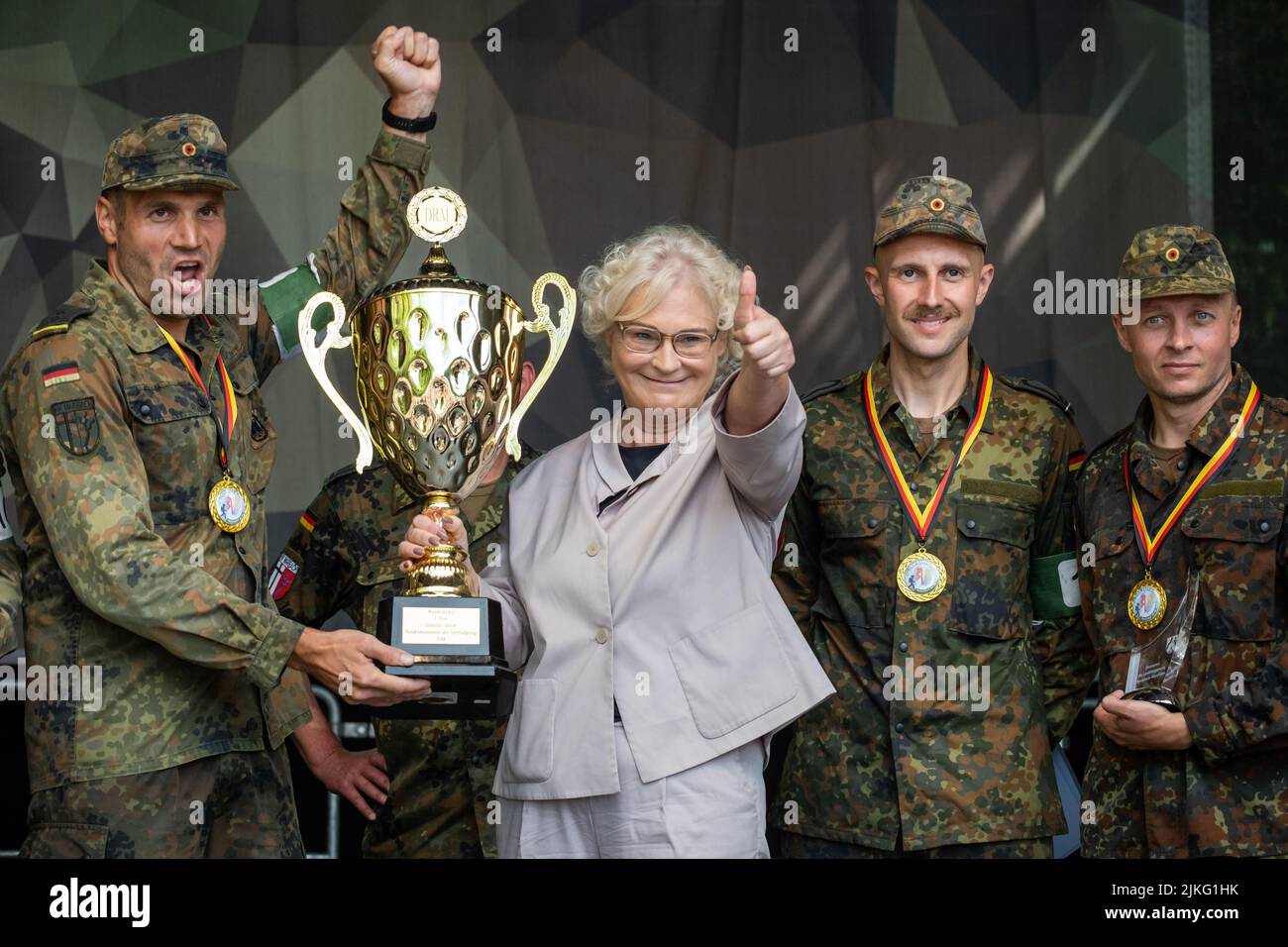 25.06.2022, Germany, North Rhine-Westphalia, Warendorf - Christine ...