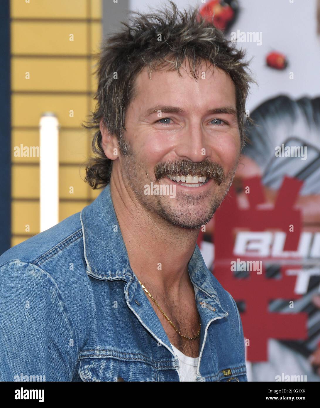 Mark Wystrach arrives at the BULLET TRAIN Los Angeles Premiere held at ...