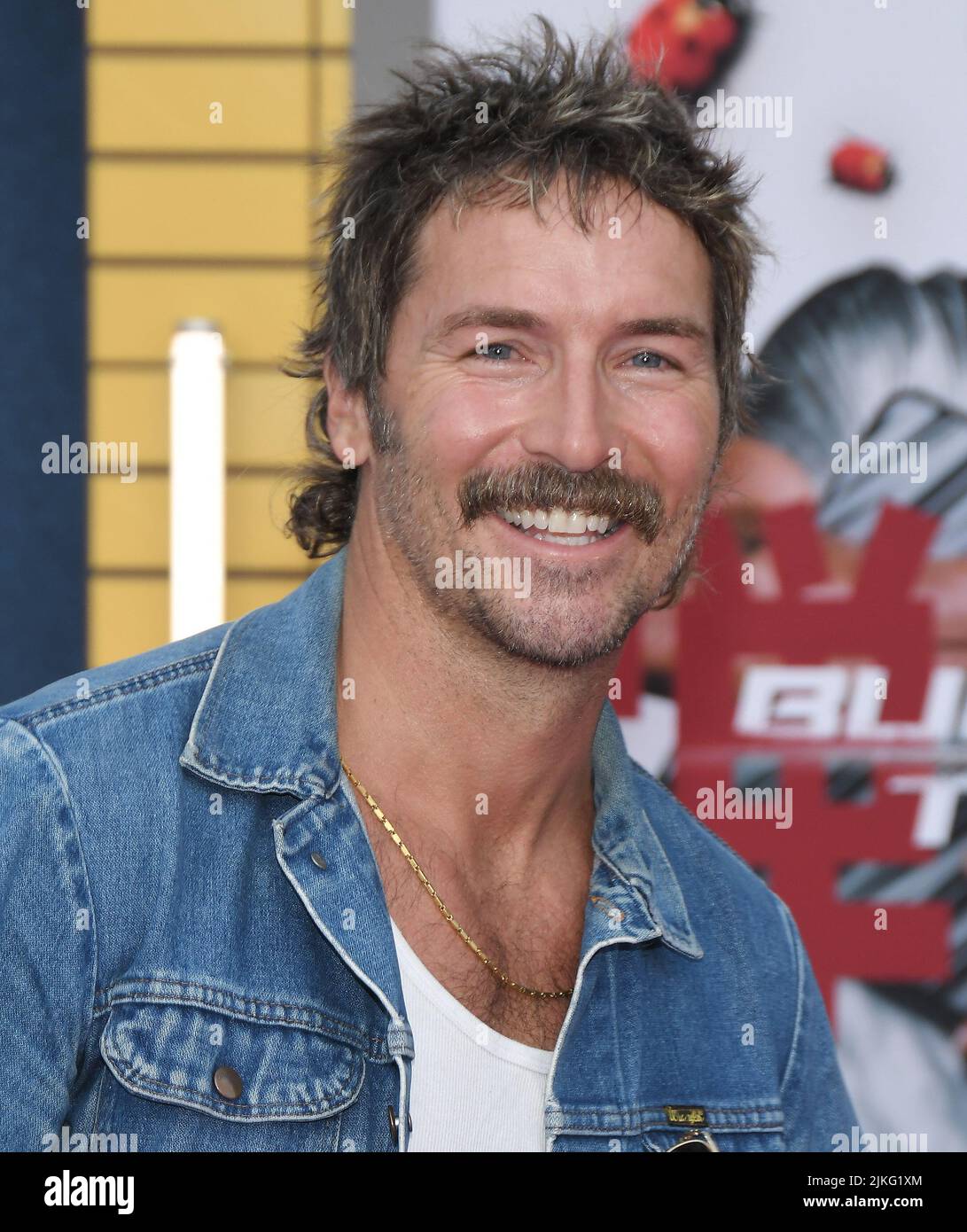 Mark Wystrach arrives at the BULLET TRAIN Los Angeles Premiere held at ...