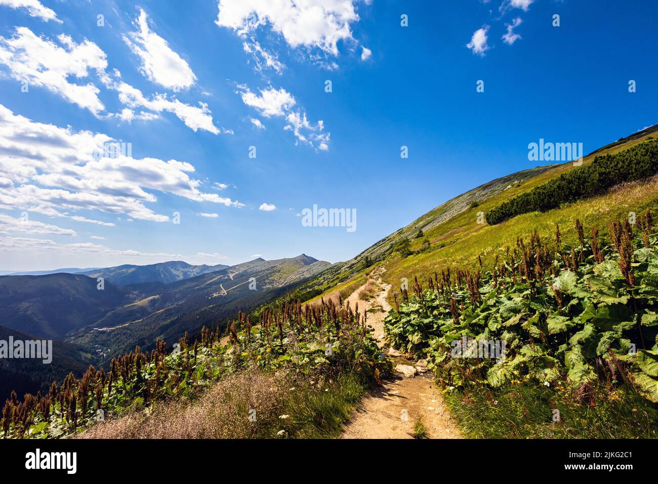 Beautiful path around Chopok and Dumbier mountain with Stefanika ...
