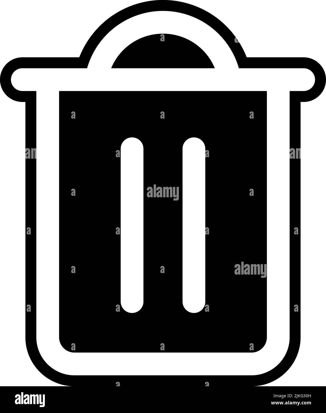 Delete Icon Black Vector Illustration Stock Vector Image And Art Alamy