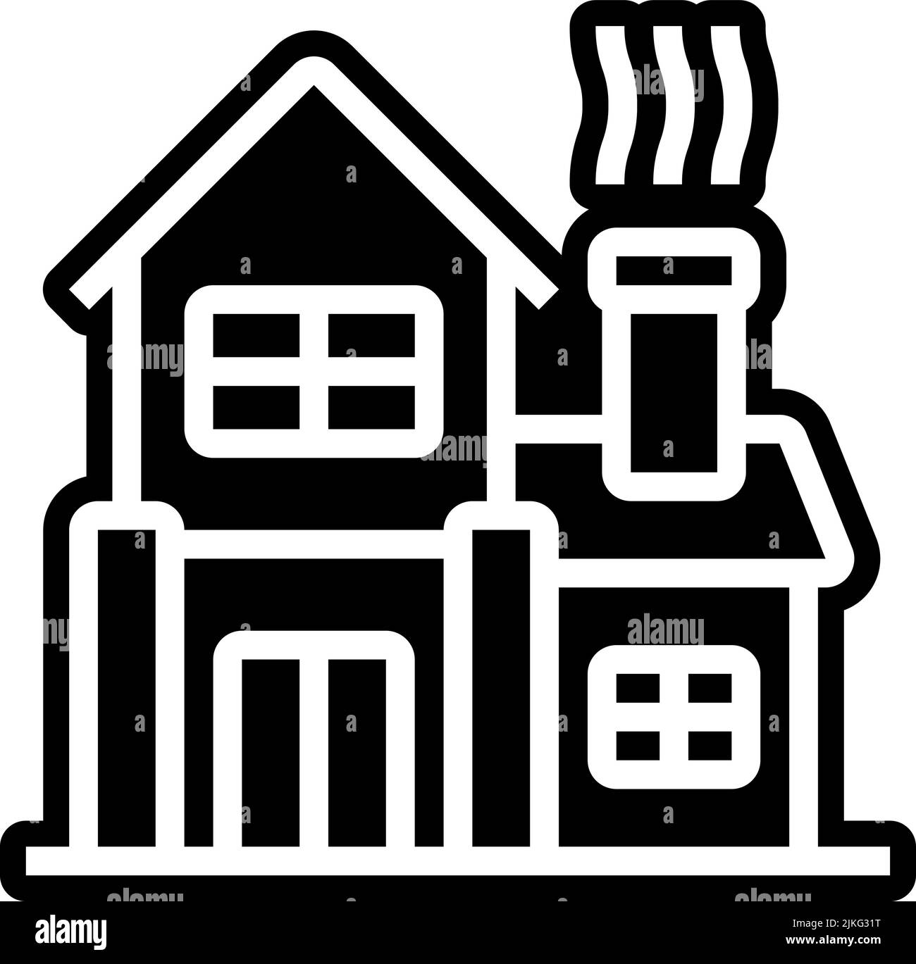 home icon black vector illustration Stock Vector Image & Art - Alamy