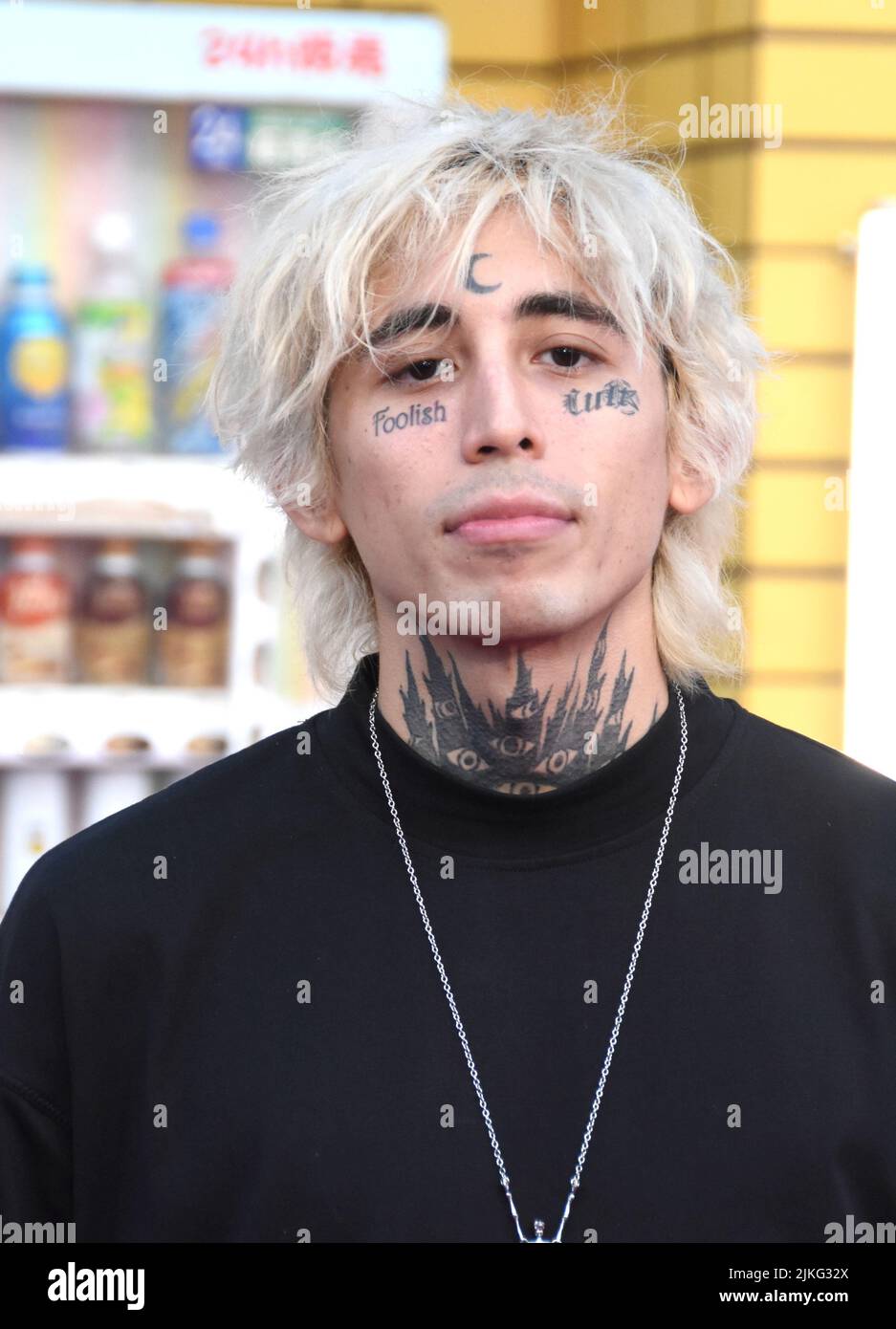 Los Angeles, California, USA. 1st Aug, 2022. Musician Diablo, aka ...