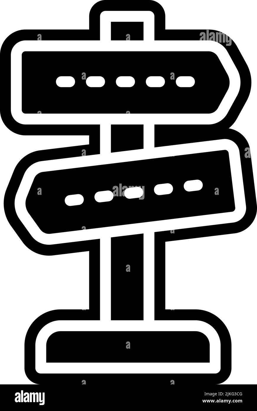 post sign icon black vector illustration Stock Vector Image & Art - Alamy