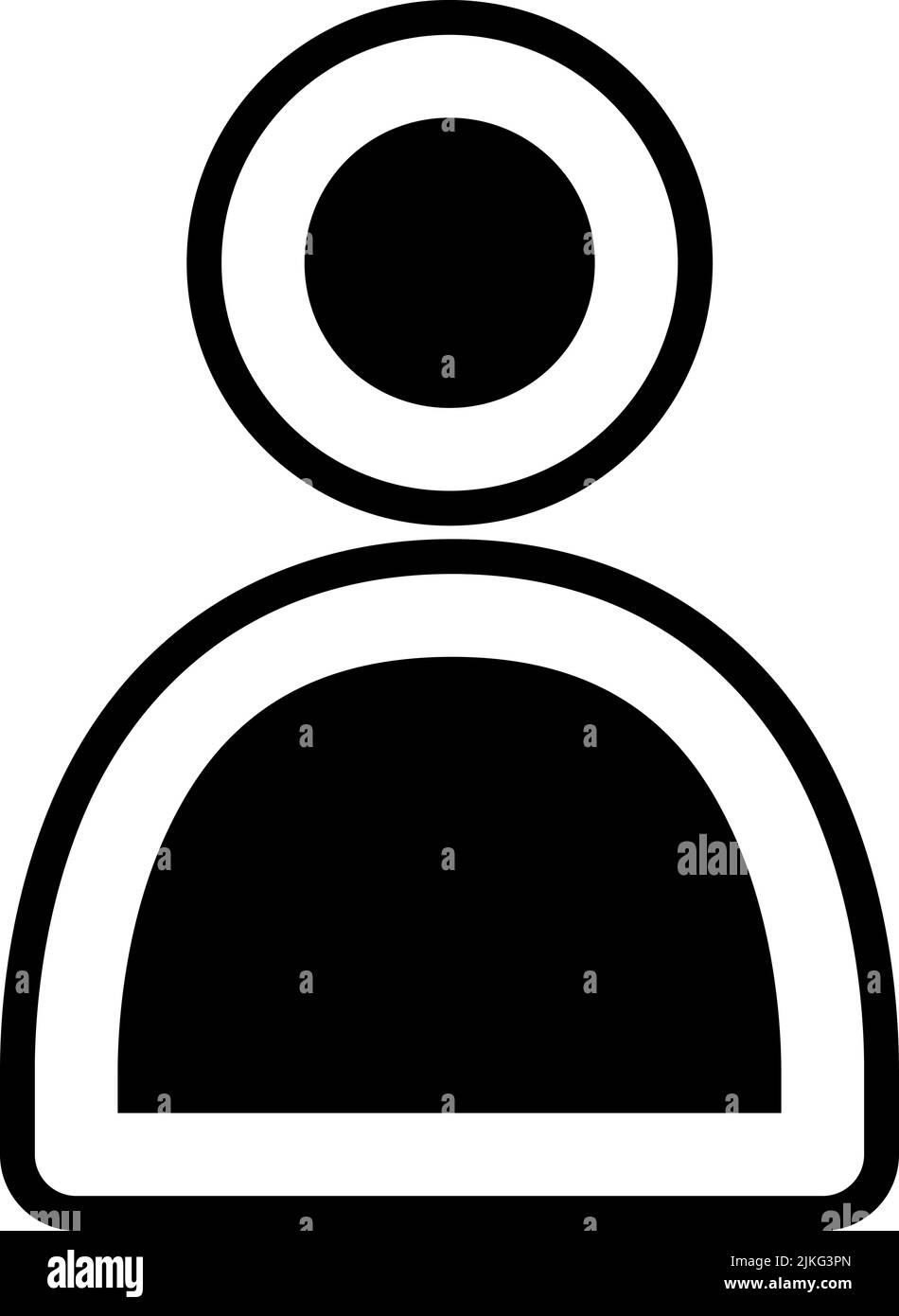 user icon black vector illustration Stock Vector Image & Art - Alamy