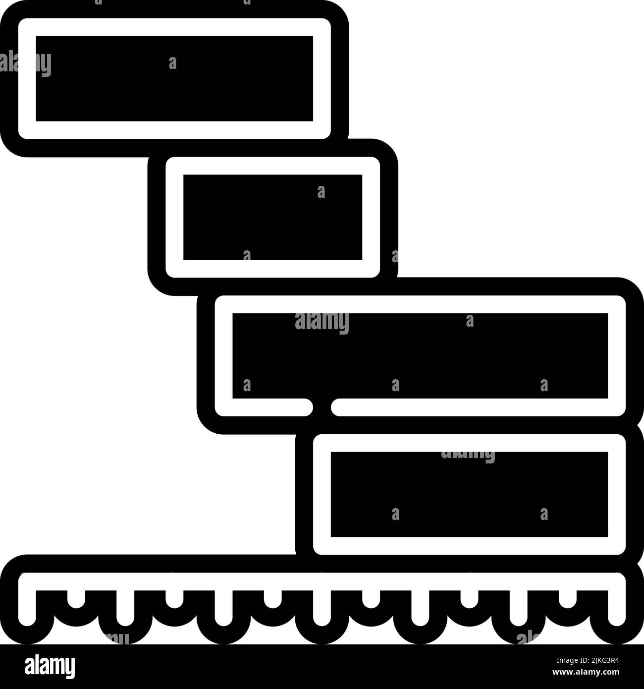 timeline icon black vector illustration Stock Vector Image & Art - Alamy