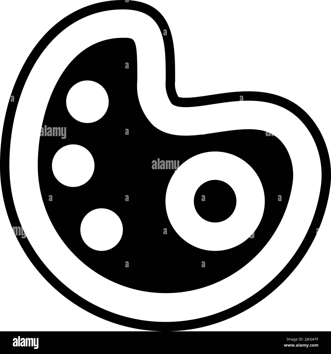 palette icon black vector illustration Stock Vector Image & Art - Alamy