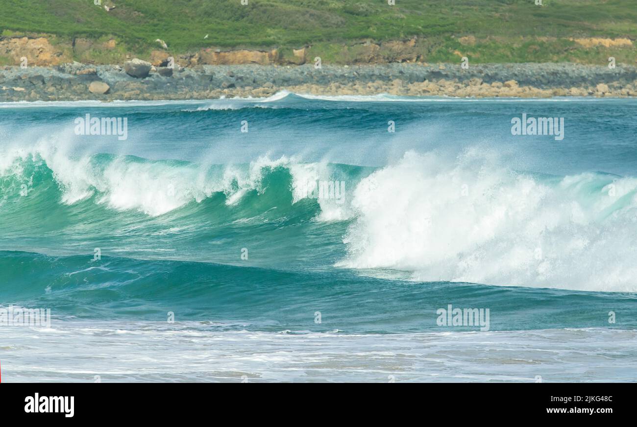 Porthmeor Beach, St.Ives, Cornwall, June 2022 Stock Photo - Alamy