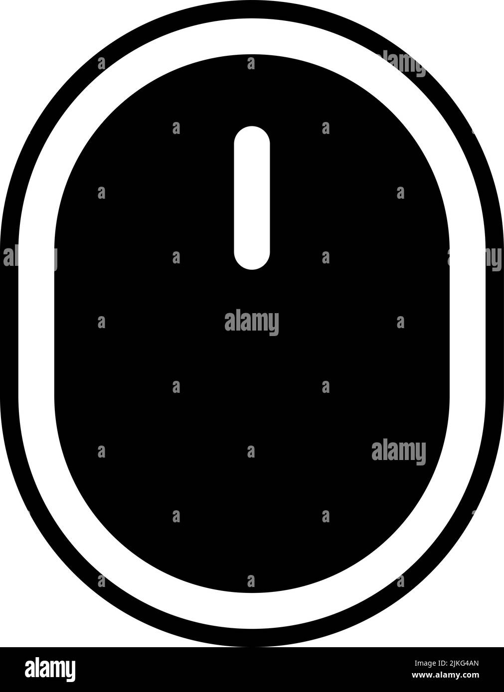 computer mouse icon black vector illustration Stock Vector Image & Art ...