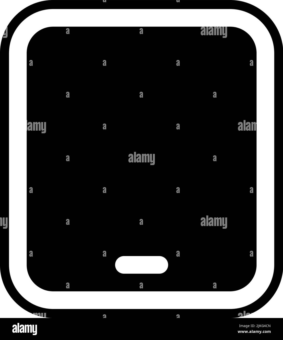 tablet icon black vector illustration Stock Vector Image & Art - Alamy