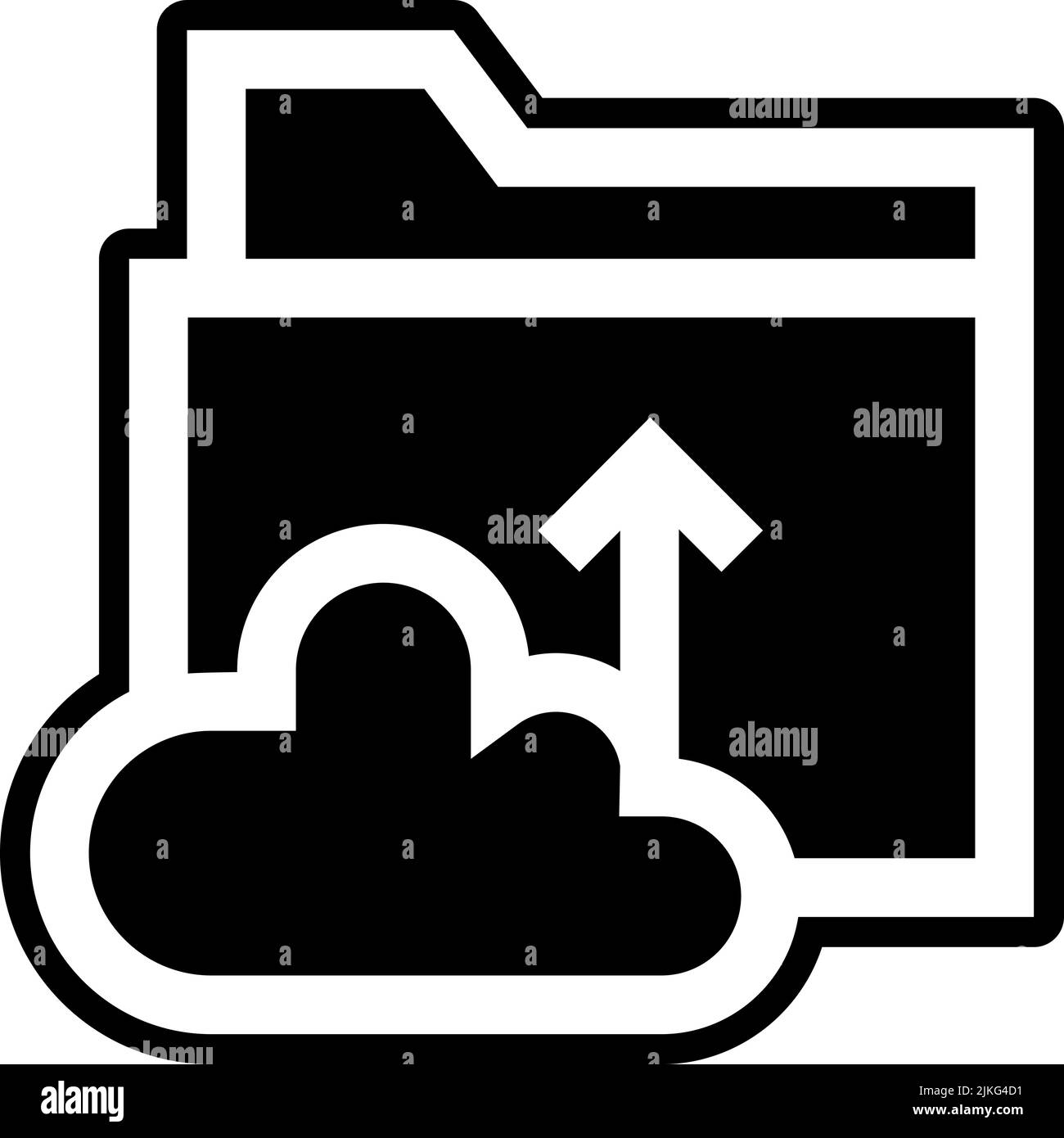 upload icon black vector illustration Stock Vector Image & Art - Alamy