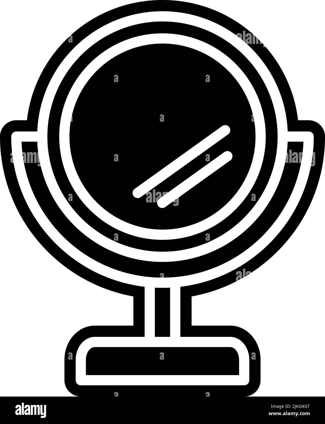 Black mirror surface Stock Vector Images - Alamy