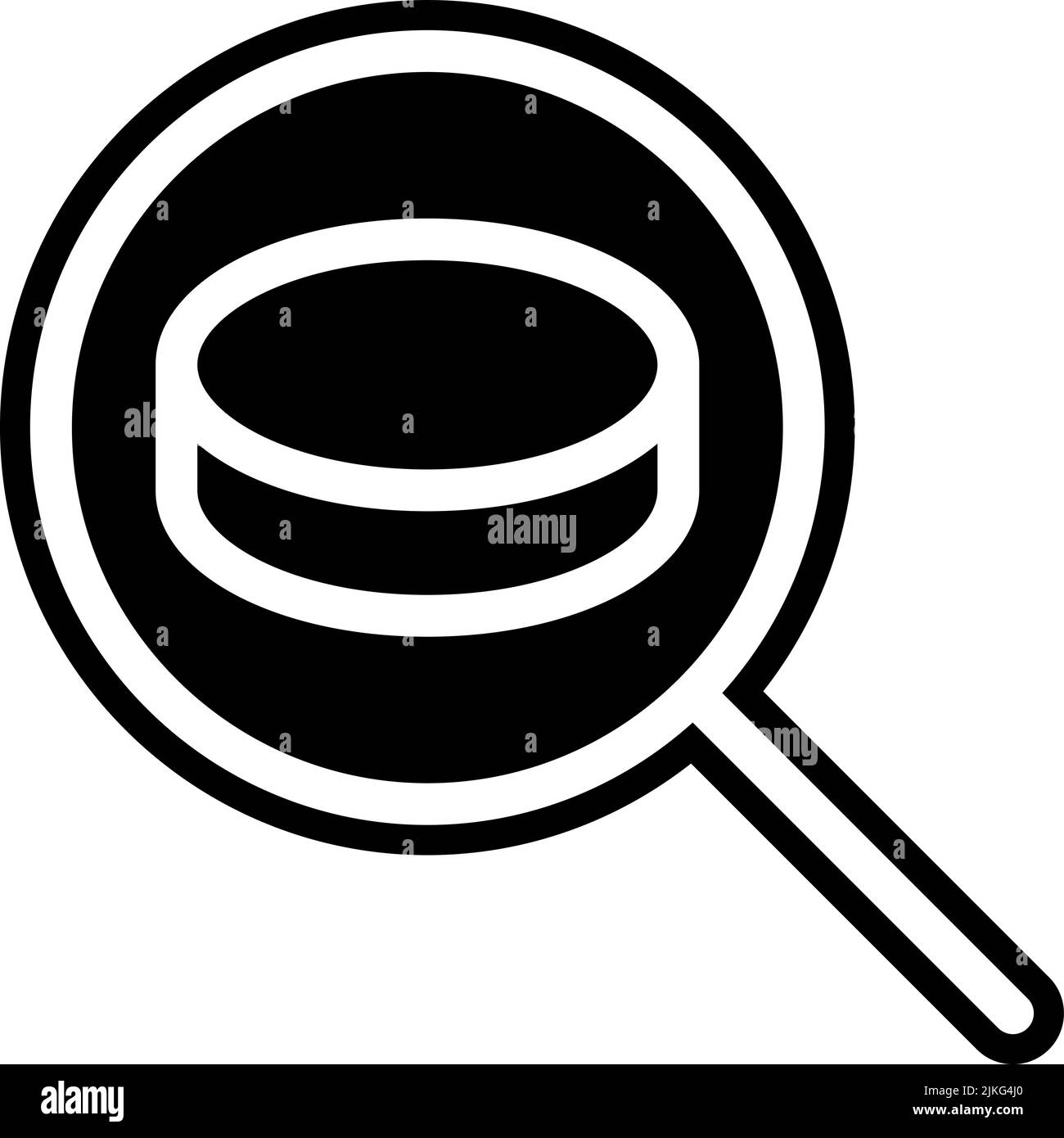 Drugs finder icon black vector illustration Stock Vector Image & Art ...