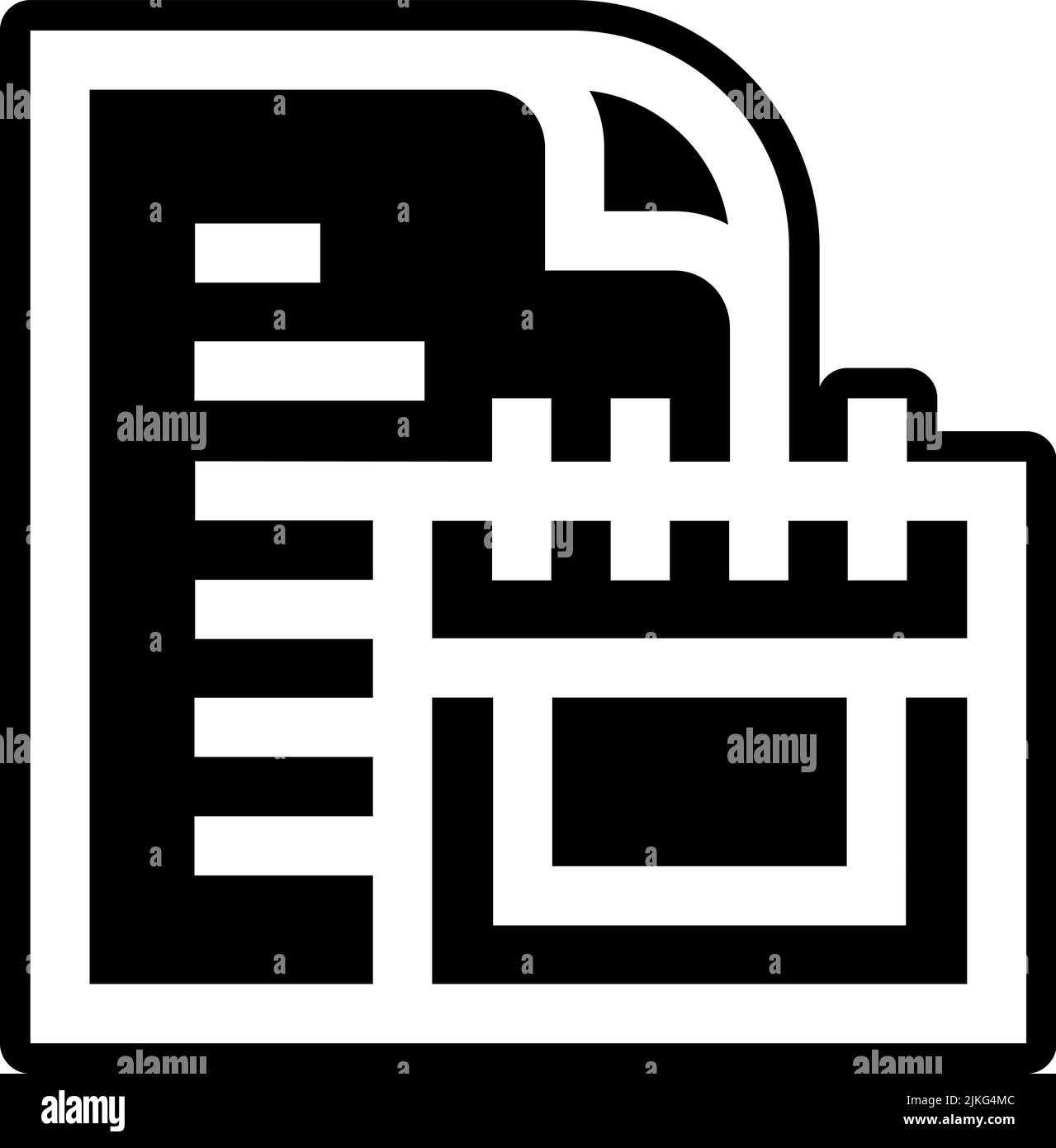 file icon black vector illustration Stock Vector Image & Art - Alamy