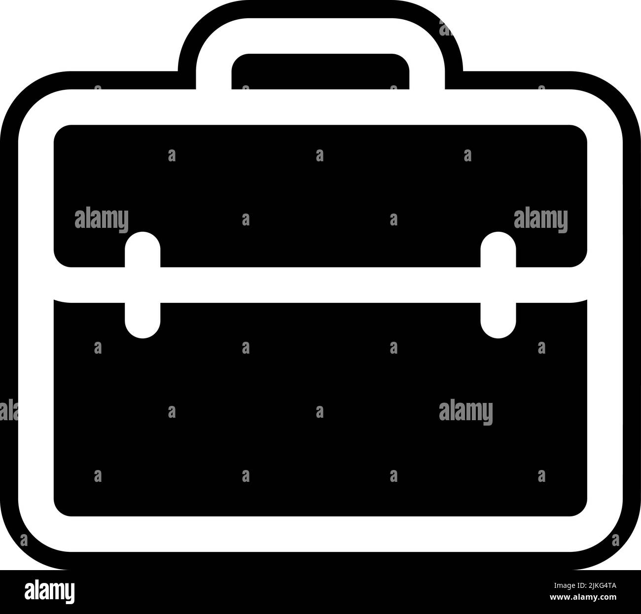 briefcase icon black vector illustration Stock Vector Image & Art - Alamy