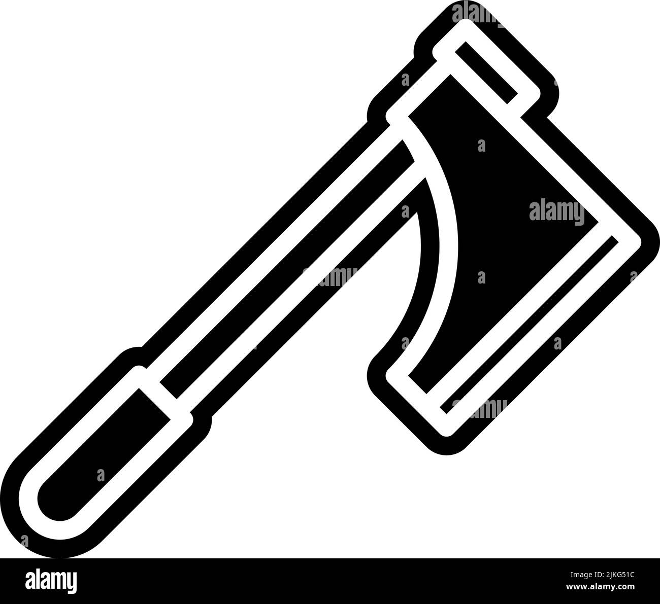 axe icon black vector illustration Stock Vector Image & Art - Alamy