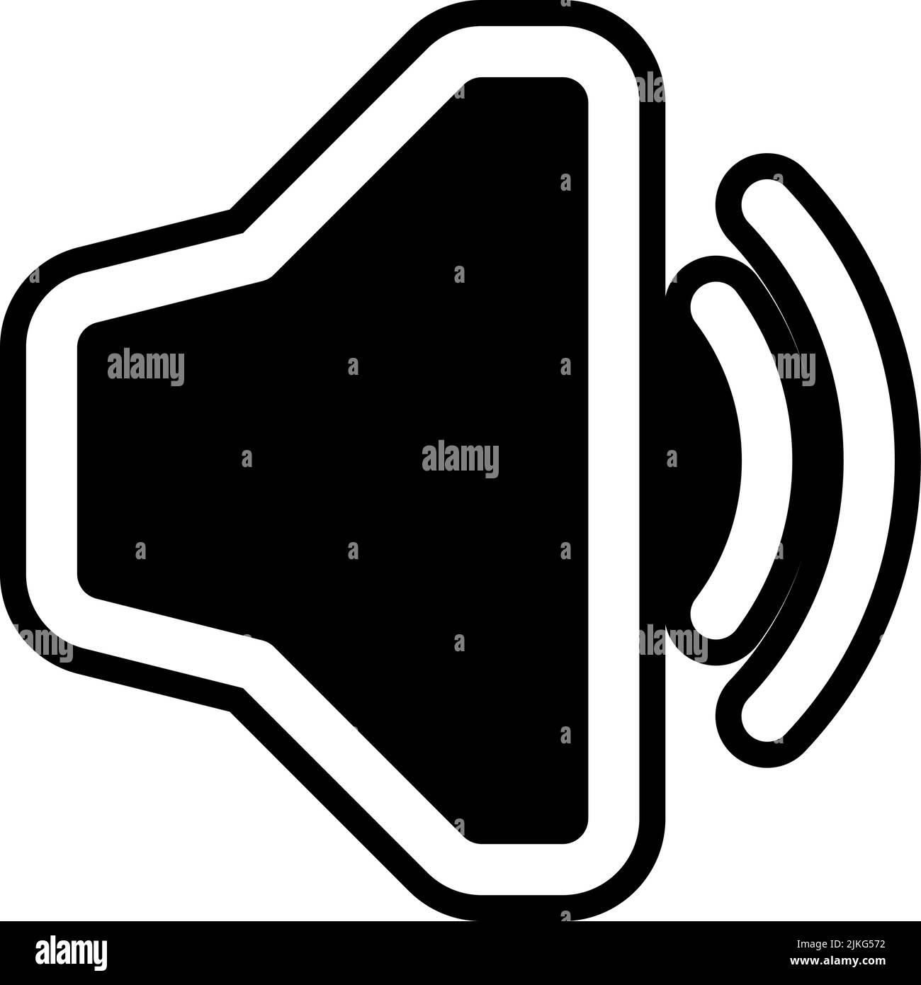 speakers icon black vector illustration Stock Vector Image & Art - Alamy