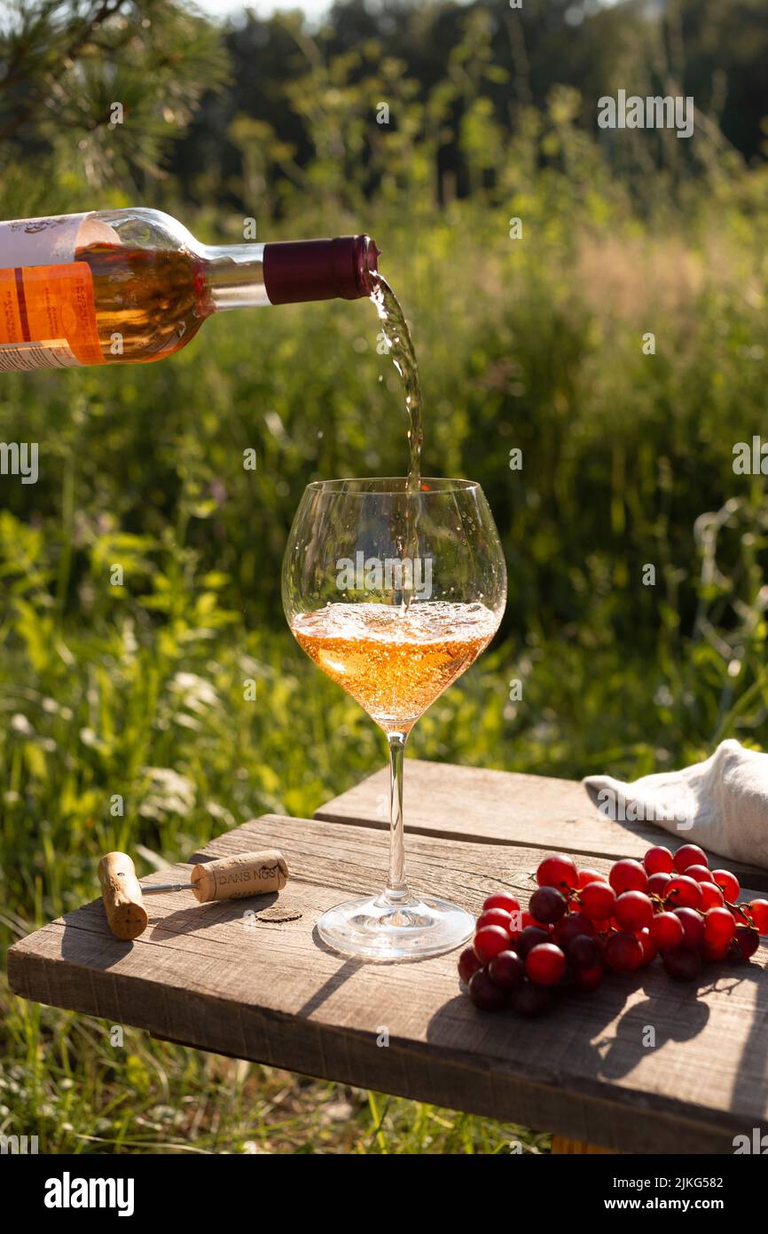 Woman tasting festive drink hi-res stock photography and images - Alamy