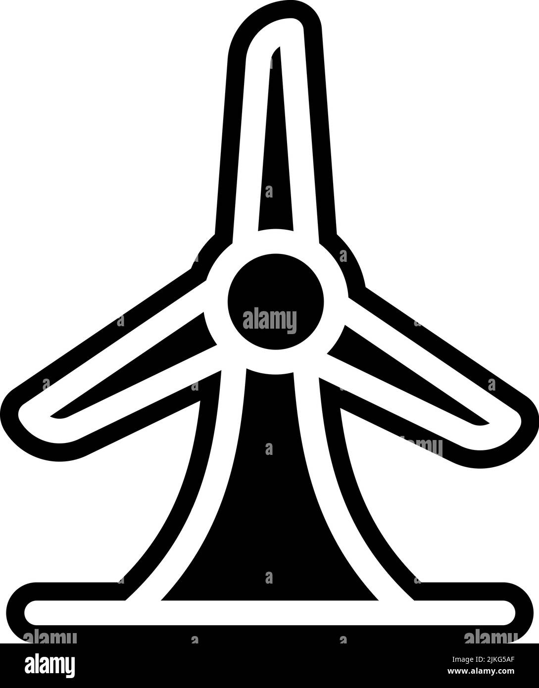 windmill icon black vector illustration Stock Vector Image & Art - Alamy