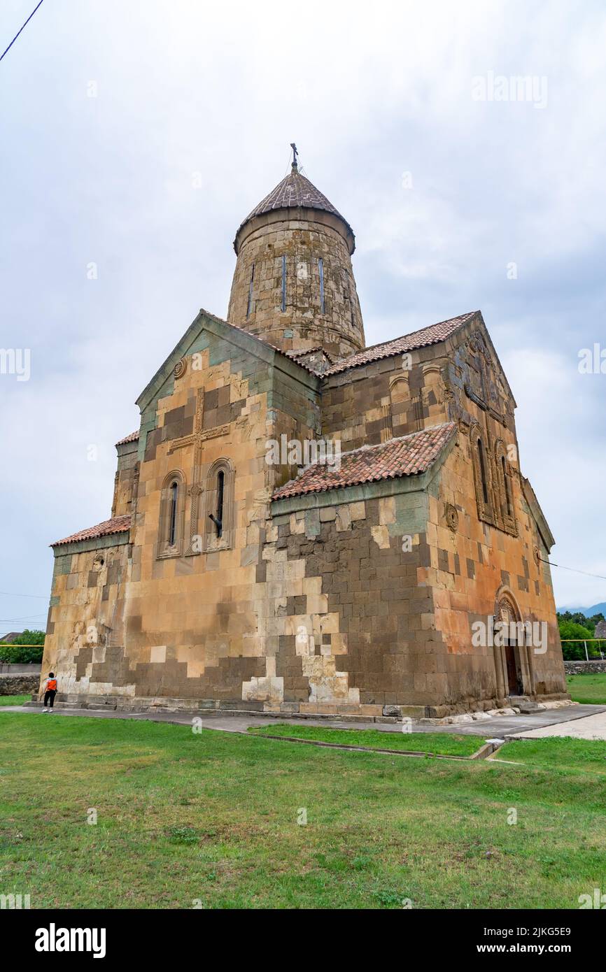 View of ancient Orthodox Church of Assumption of Blessed Virgin Mary in ...