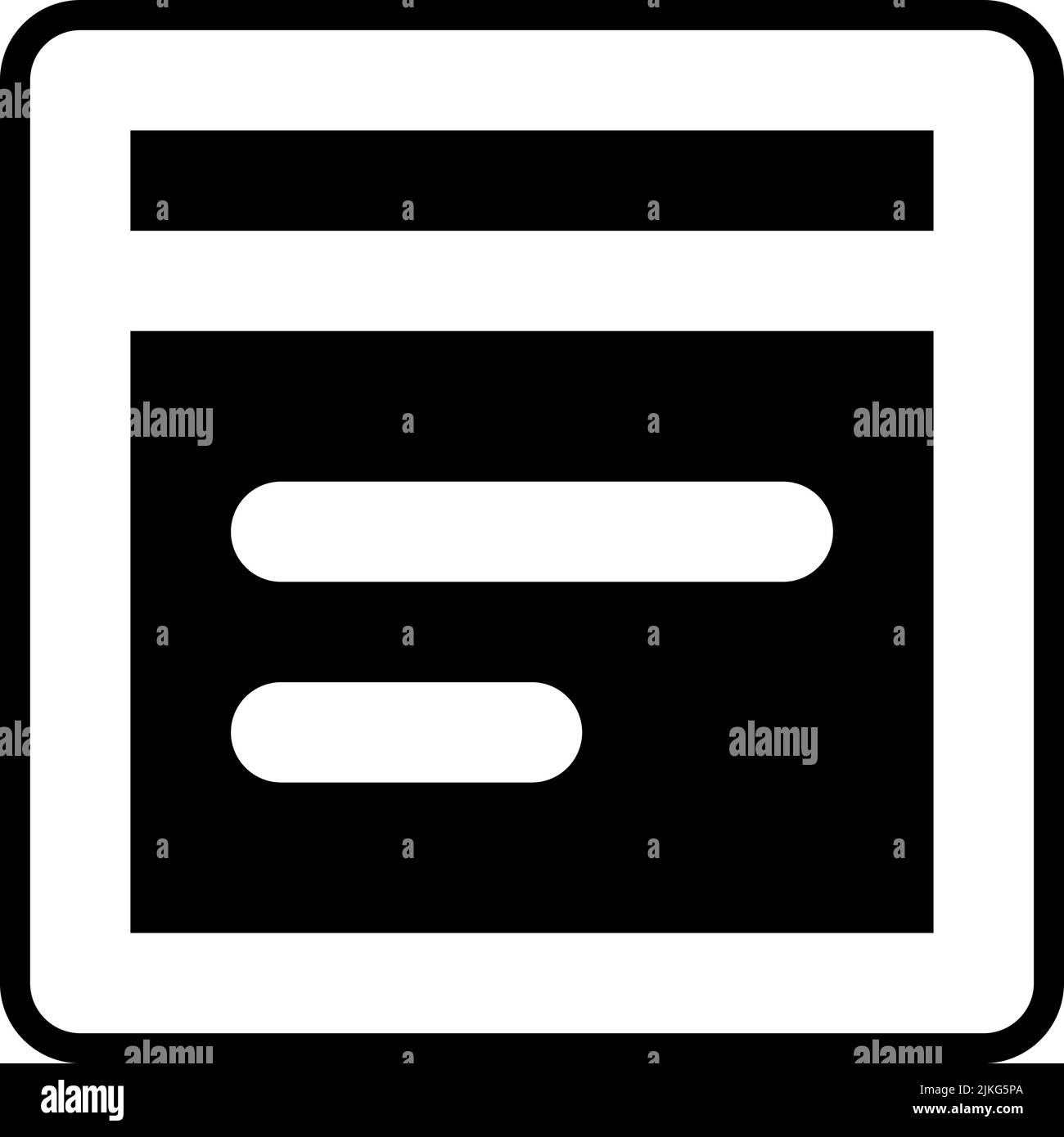 description icon black vector illustration Stock Vector Image & Art - Alamy