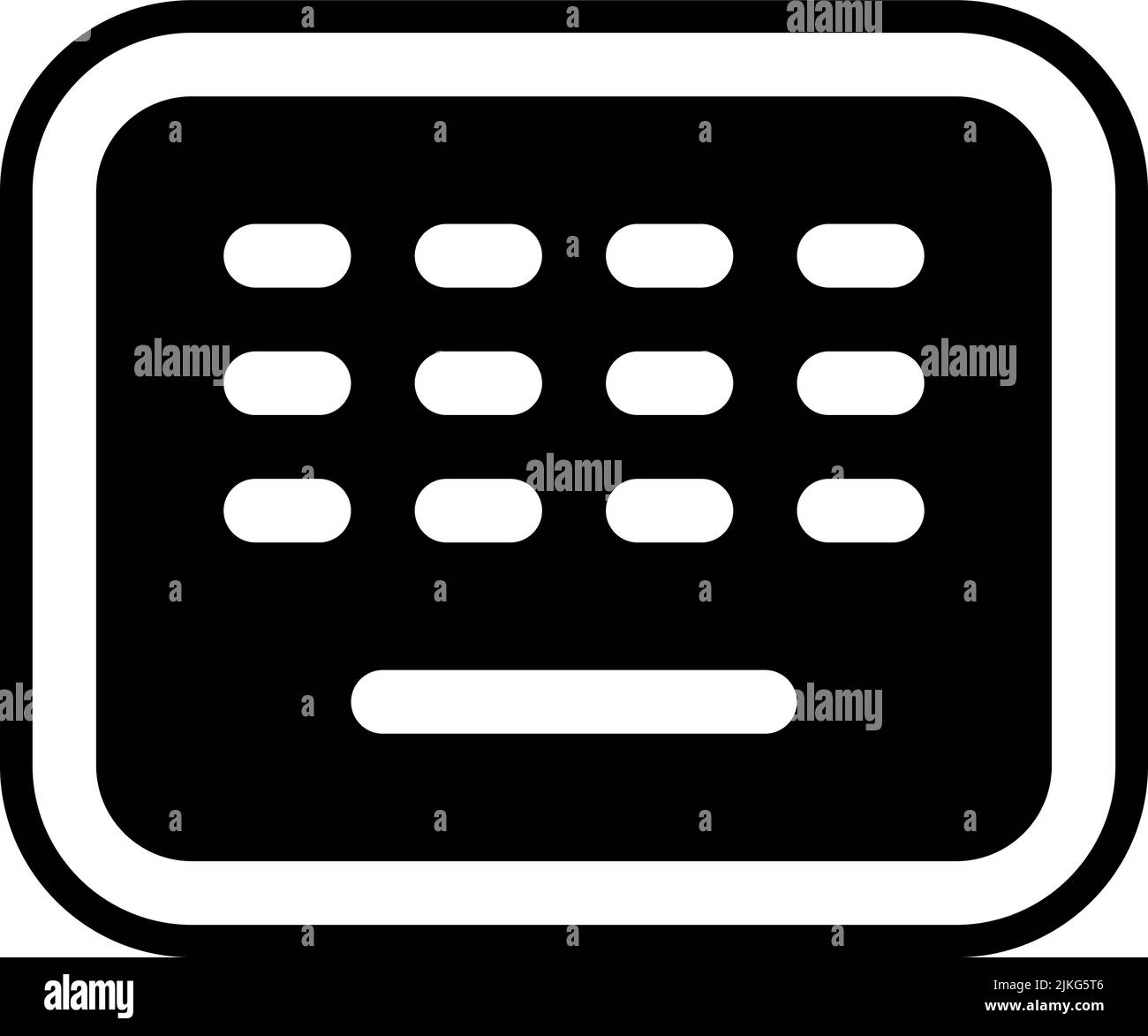 keyboards icon black vector illustration Stock Vector Image & Art - Alamy