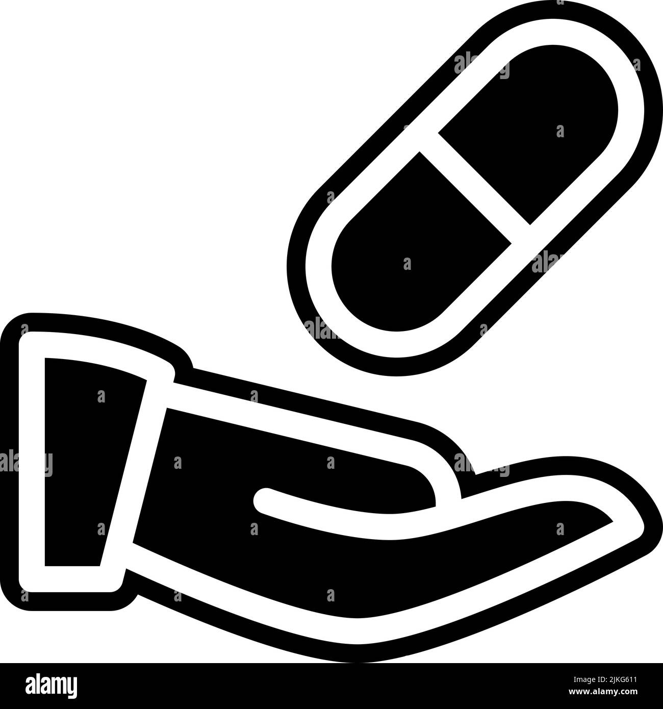 medication icon black vector illustration Stock Vector Image & Art - Alamy