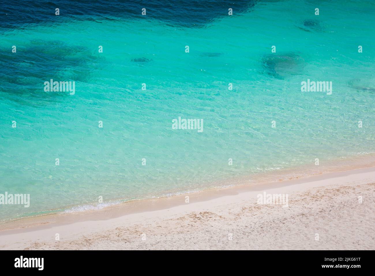 Tropical paradise: Cancun idyllic caribbean beach from above, Riviera ...