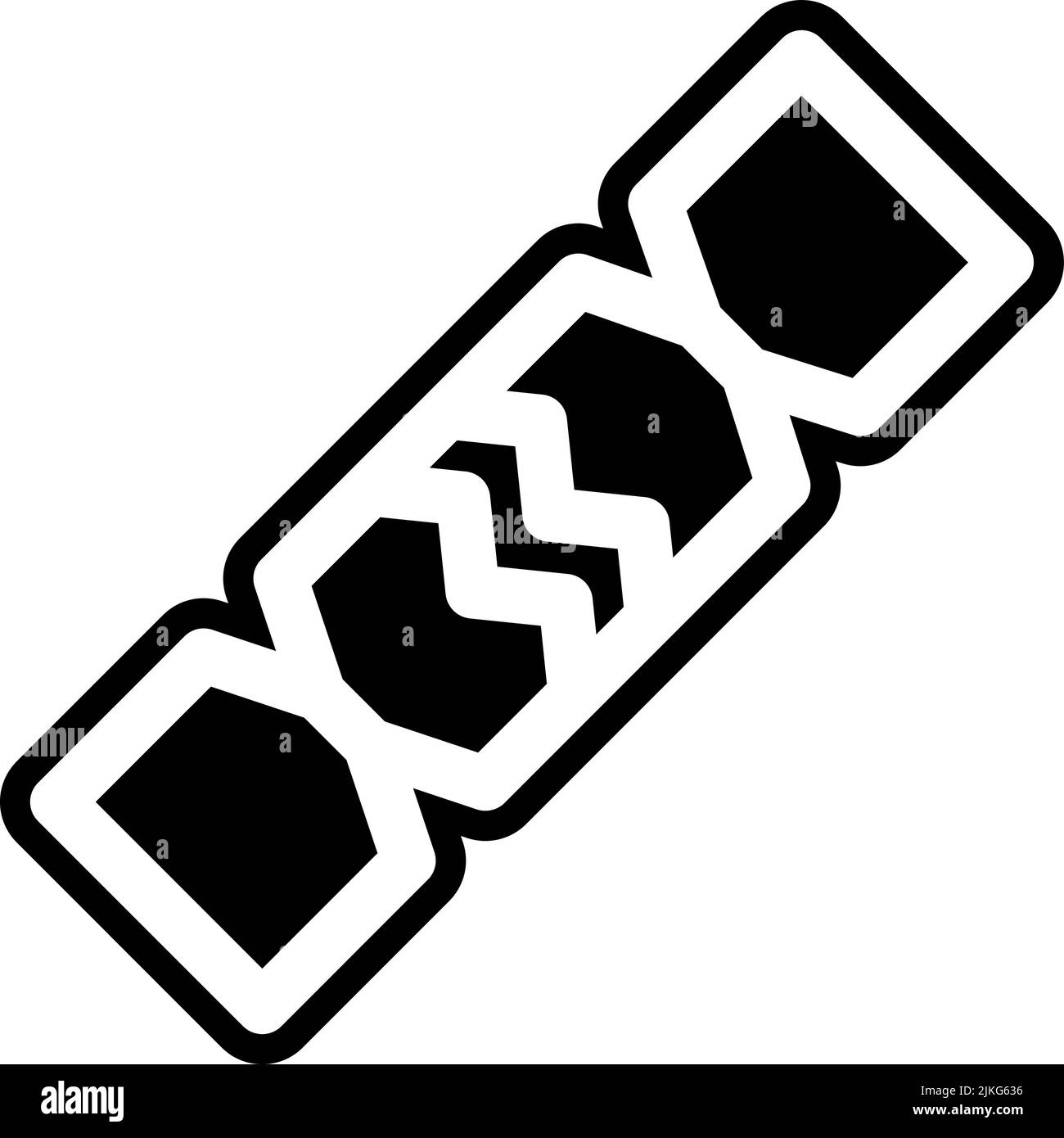 cracker icon black vector illustration Stock Vector Image & Art - Alamy