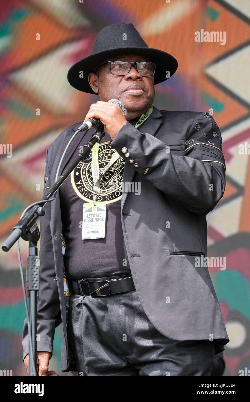 Kanda Bongo Man performs on stage during the 40th Anniversary of the ...