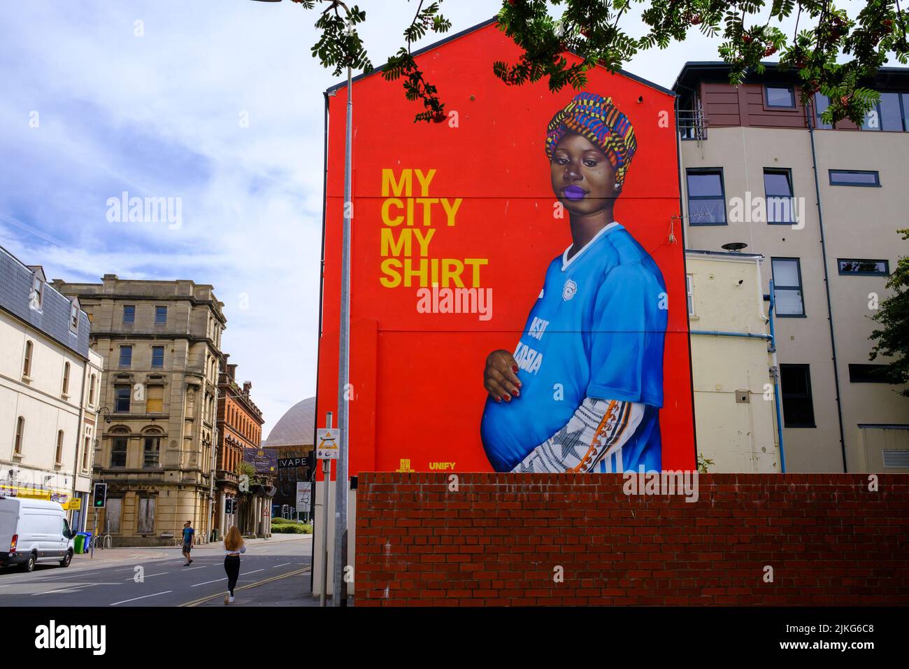 Cardiffs mona lisa hi-res stock photography and images - Alamy