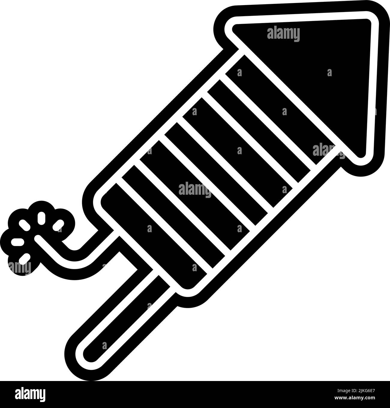 petard icon black vector illustration Stock Vector Image & Art - Alamy