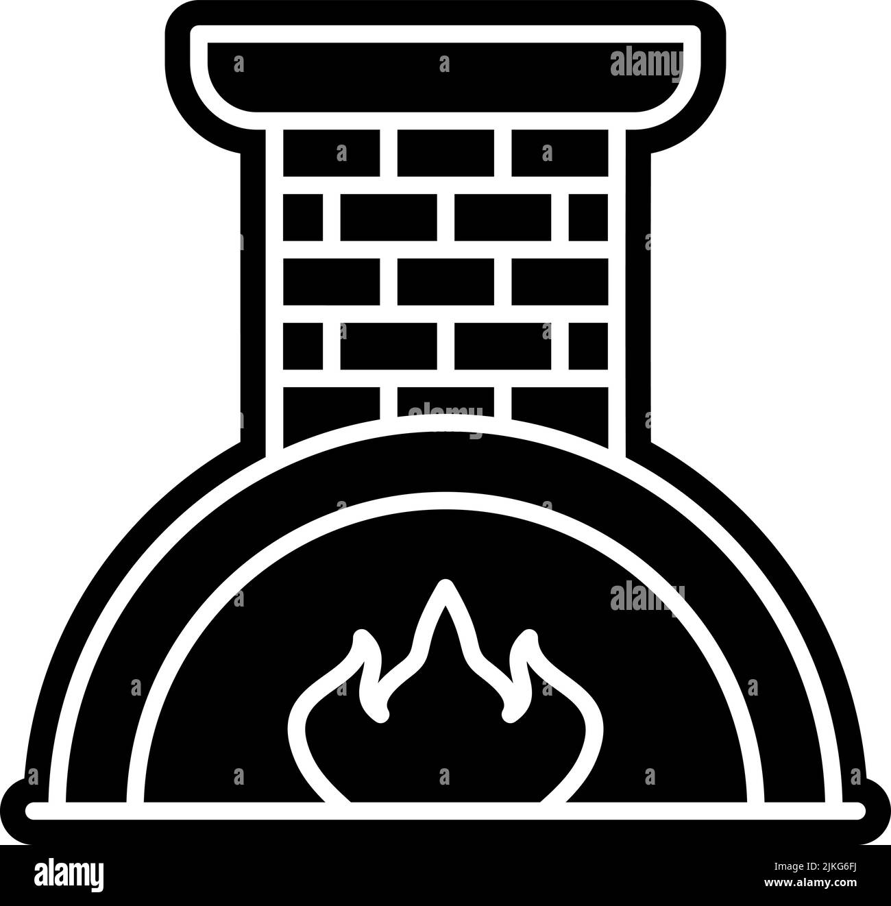 Modern fireplaces Stock Vector Images - Alamy