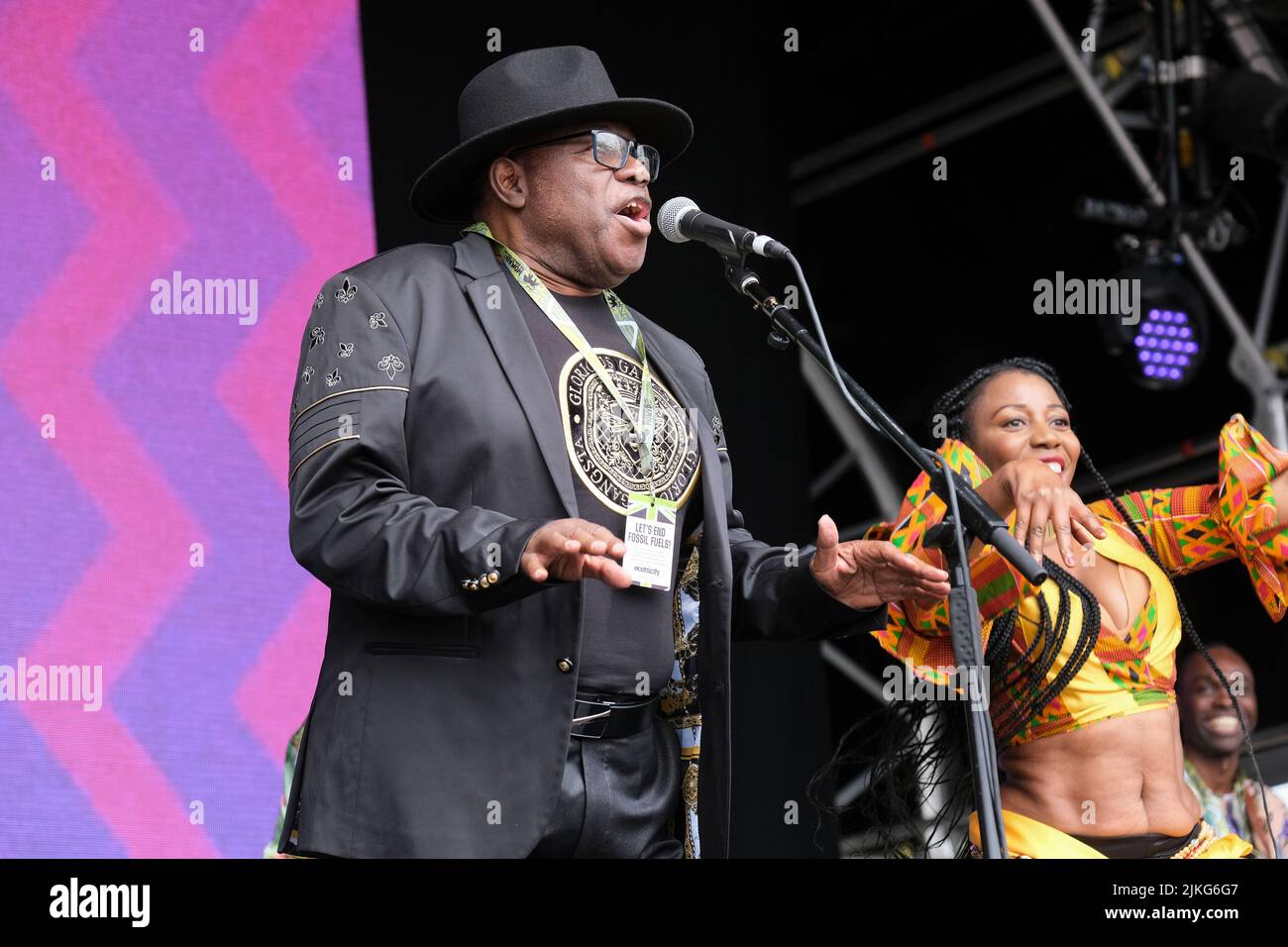 Kanda Bongo Man performs on stage during the 40th Anniversary of the ...