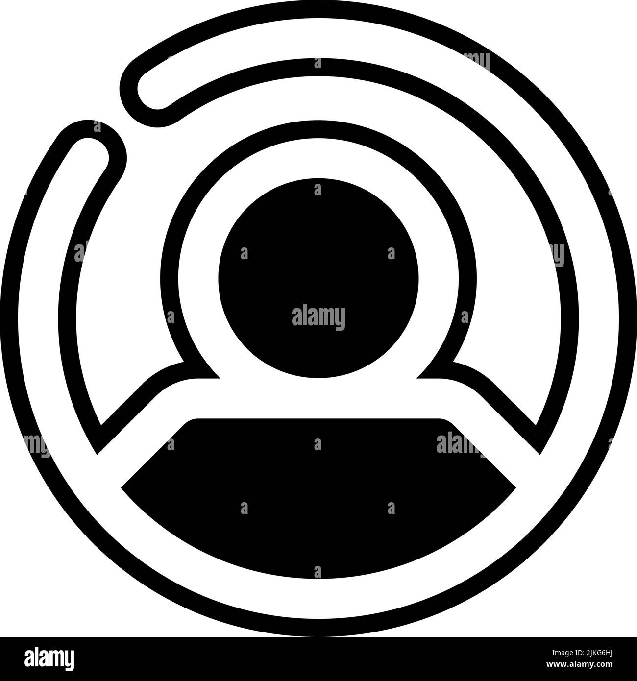 user icon black vector illustration Stock Vector Image & Art - Alamy