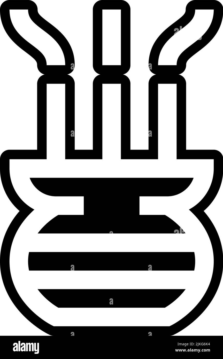incense icon black vector illustration Stock Vector Image & Art - Alamy