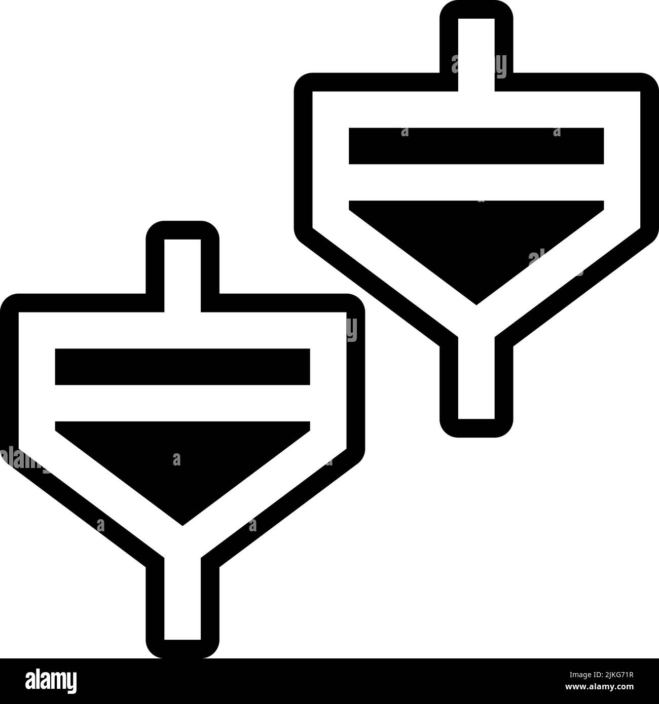 Spinner icon vector graphic Black and White Stock Photos & Images - Alamy