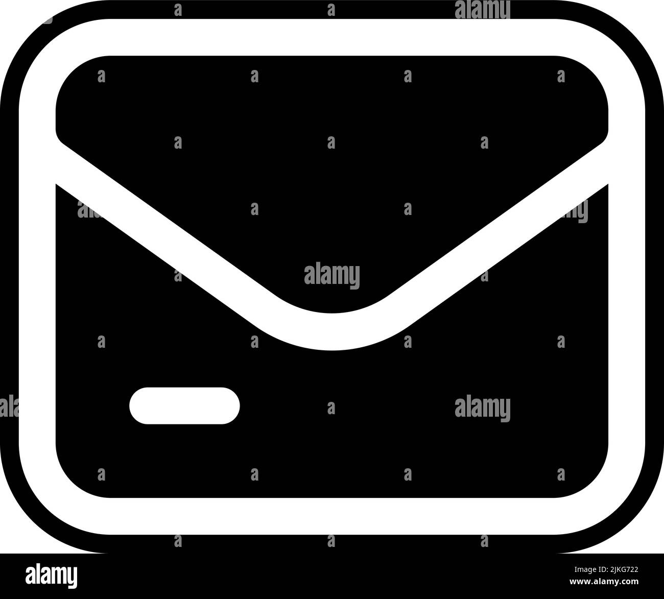 email icon black vector illustration Stock Vector Image & Art - Alamy