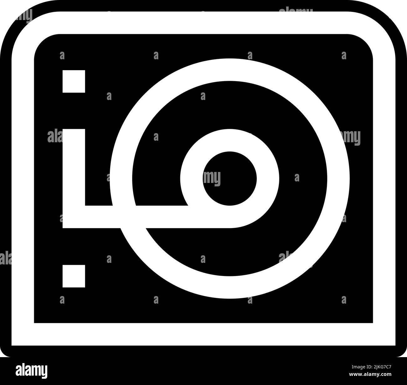 music maker app icon black vector illustration Stock Vector Image & Art ...