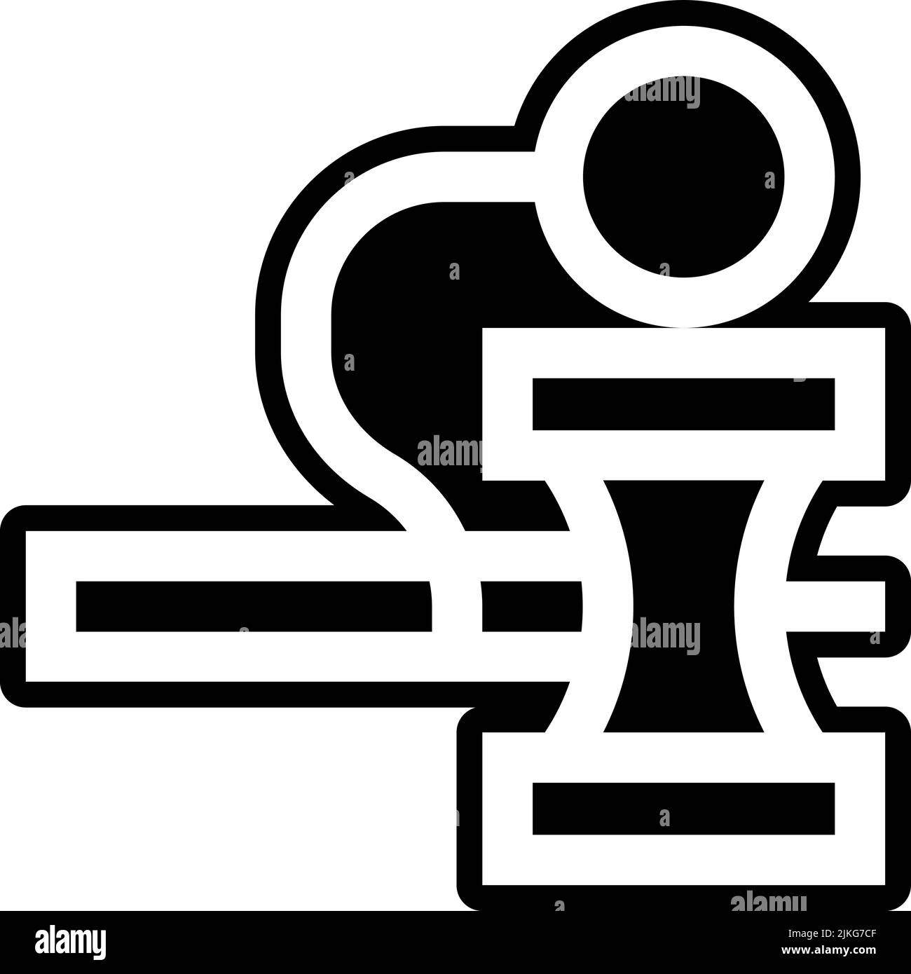 kendama icon black vector illustration Stock Vector Image & Art - Alamy