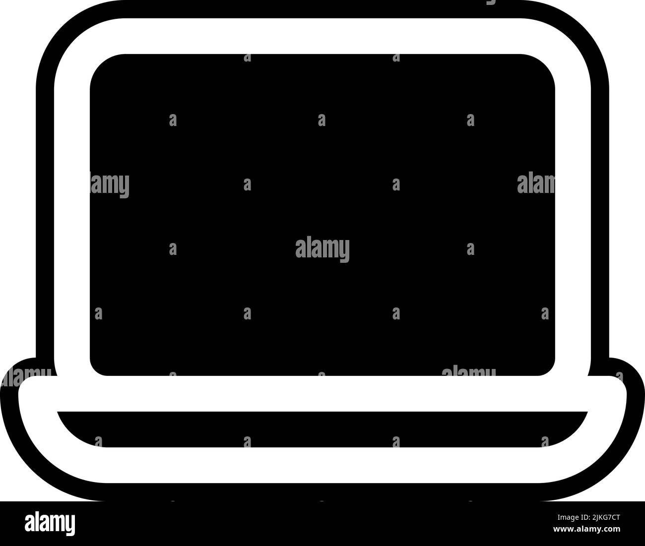 Macbook icons outline hi-res stock photography and images - Alamy