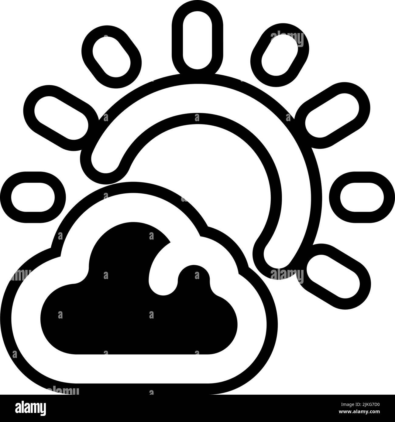 weather app icon black vector illustration Stock Vector Image & Art - Alamy