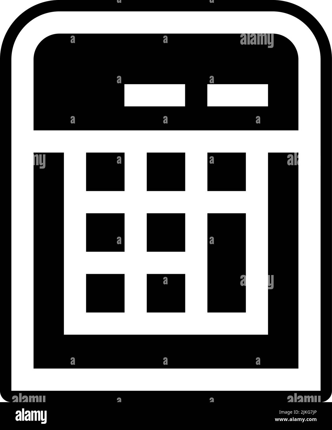 calculator icon black vector illustration Stock Vector Image & Art - Alamy