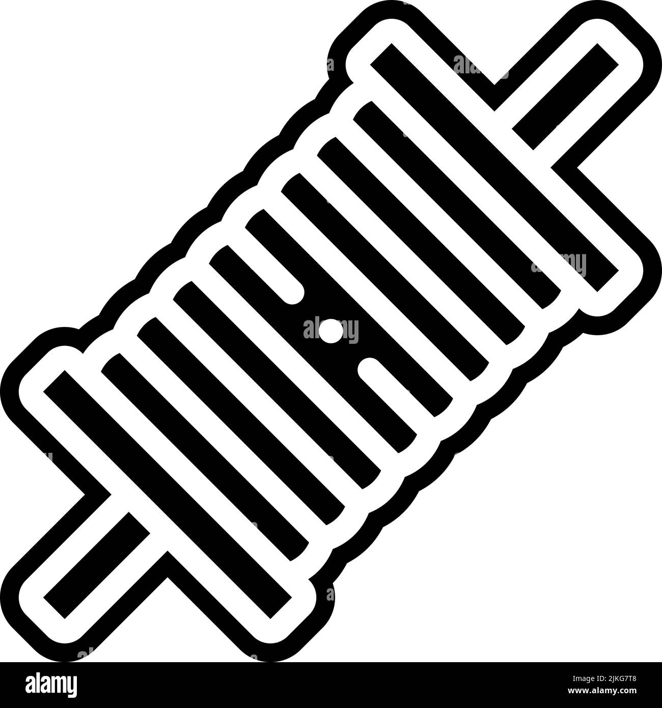 thread icon black vector illustration Stock Vector Image & Art - Alamy