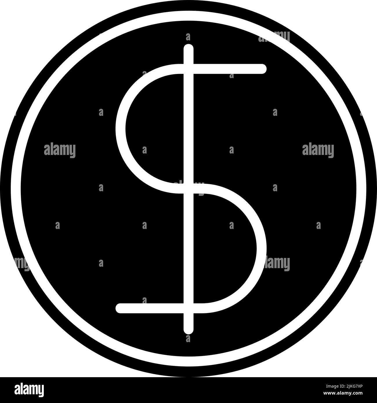 money icon black vector illustration Stock Vector Image & Art - Alamy