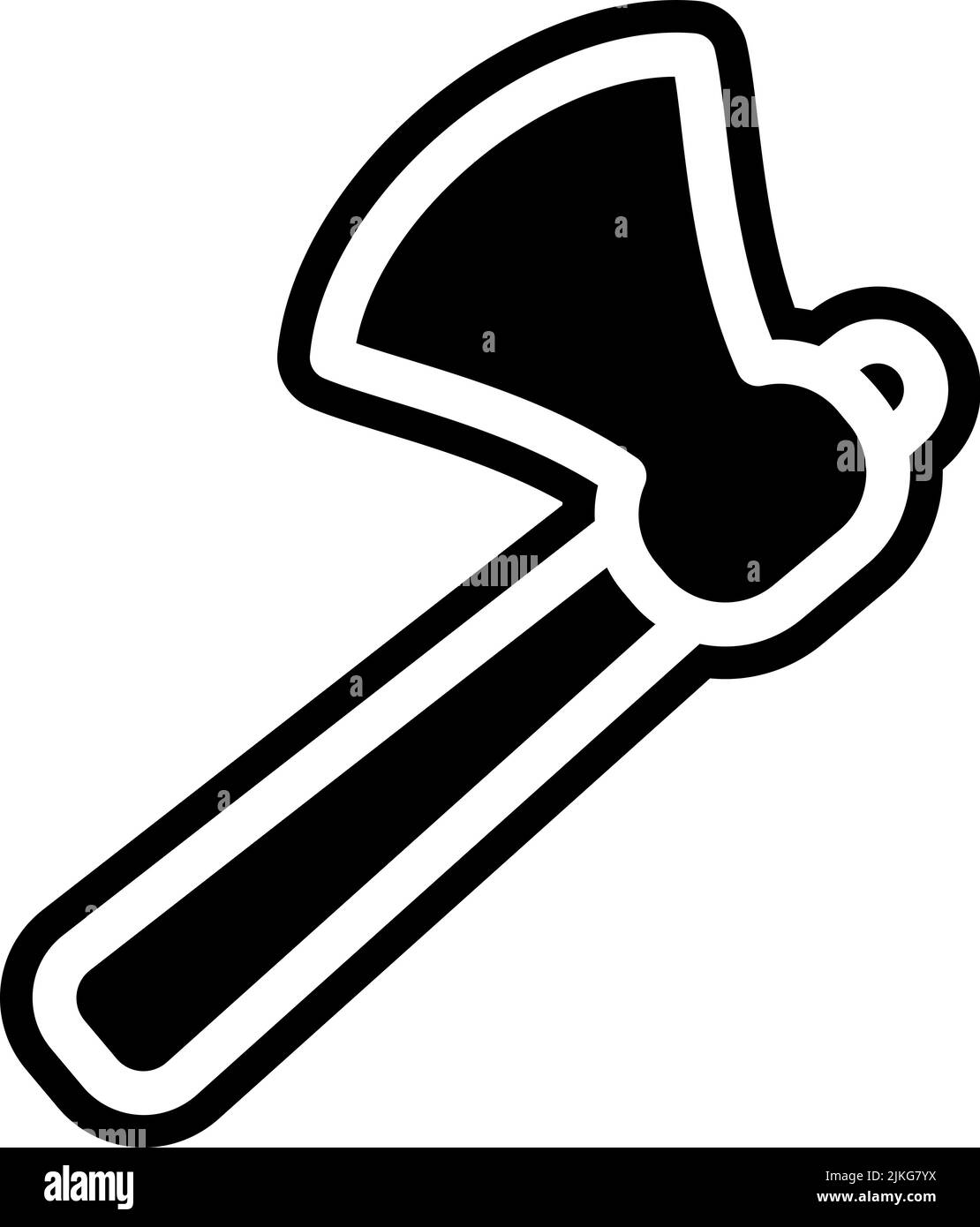 axe icon black vector illustration Stock Vector Image & Art - Alamy